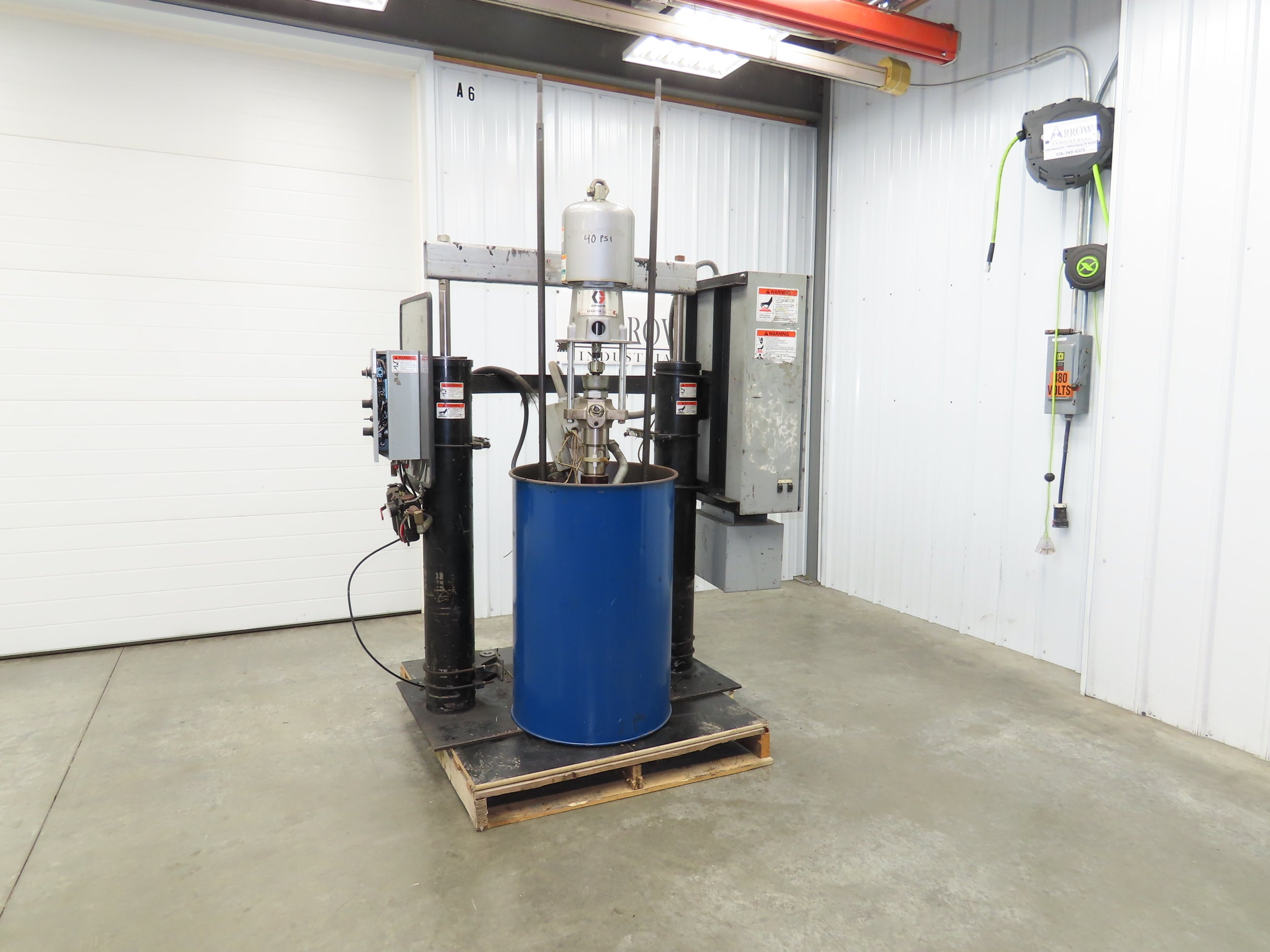 Graco 243881/243876 Thermo-O-Flow Hot Melt Drum Unloader 55 Gallon 480 ...