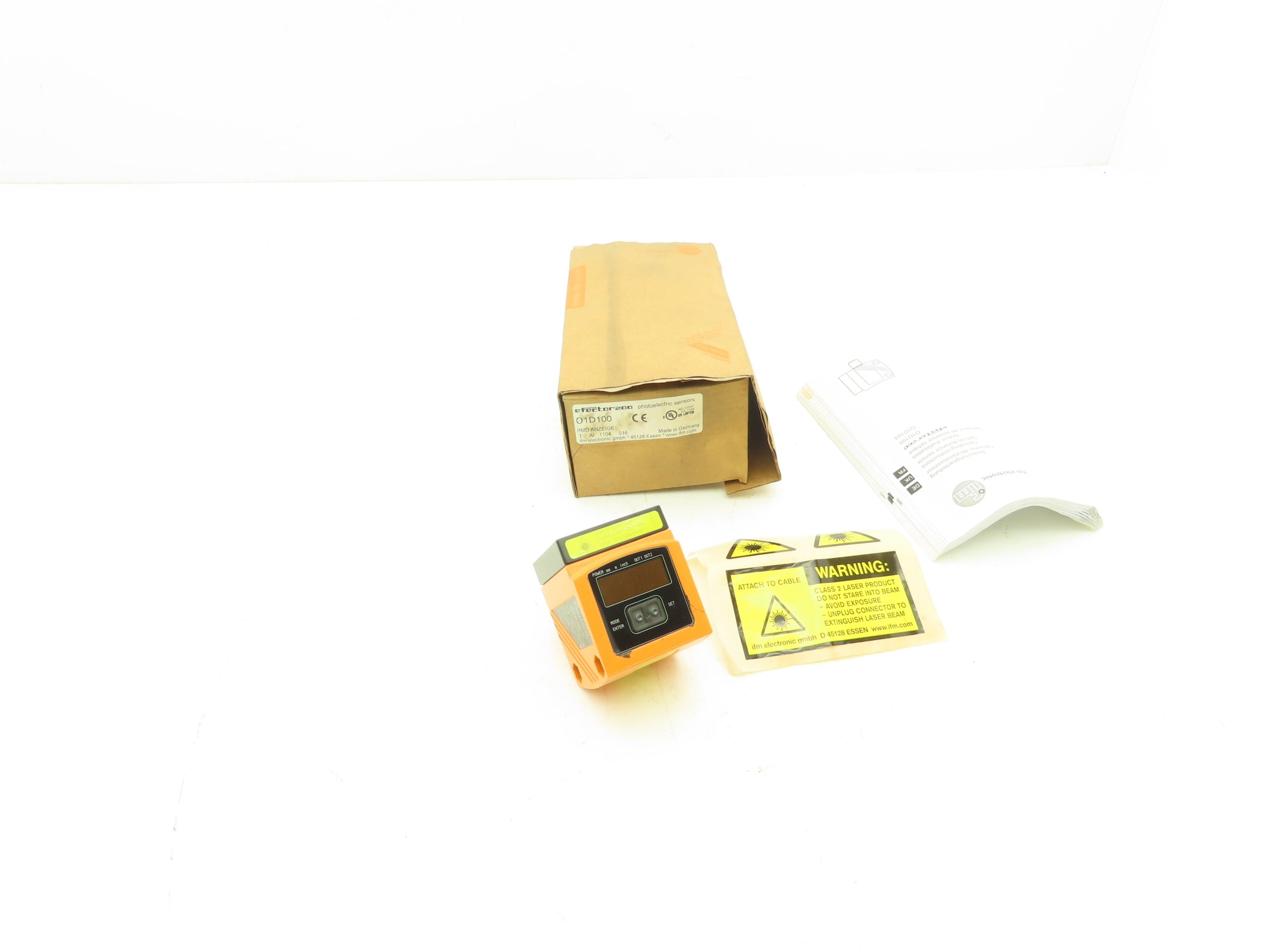 Ifm Efector O1D100 O1DLF3KG Photoelectric Precision Laser Distance Sen ...