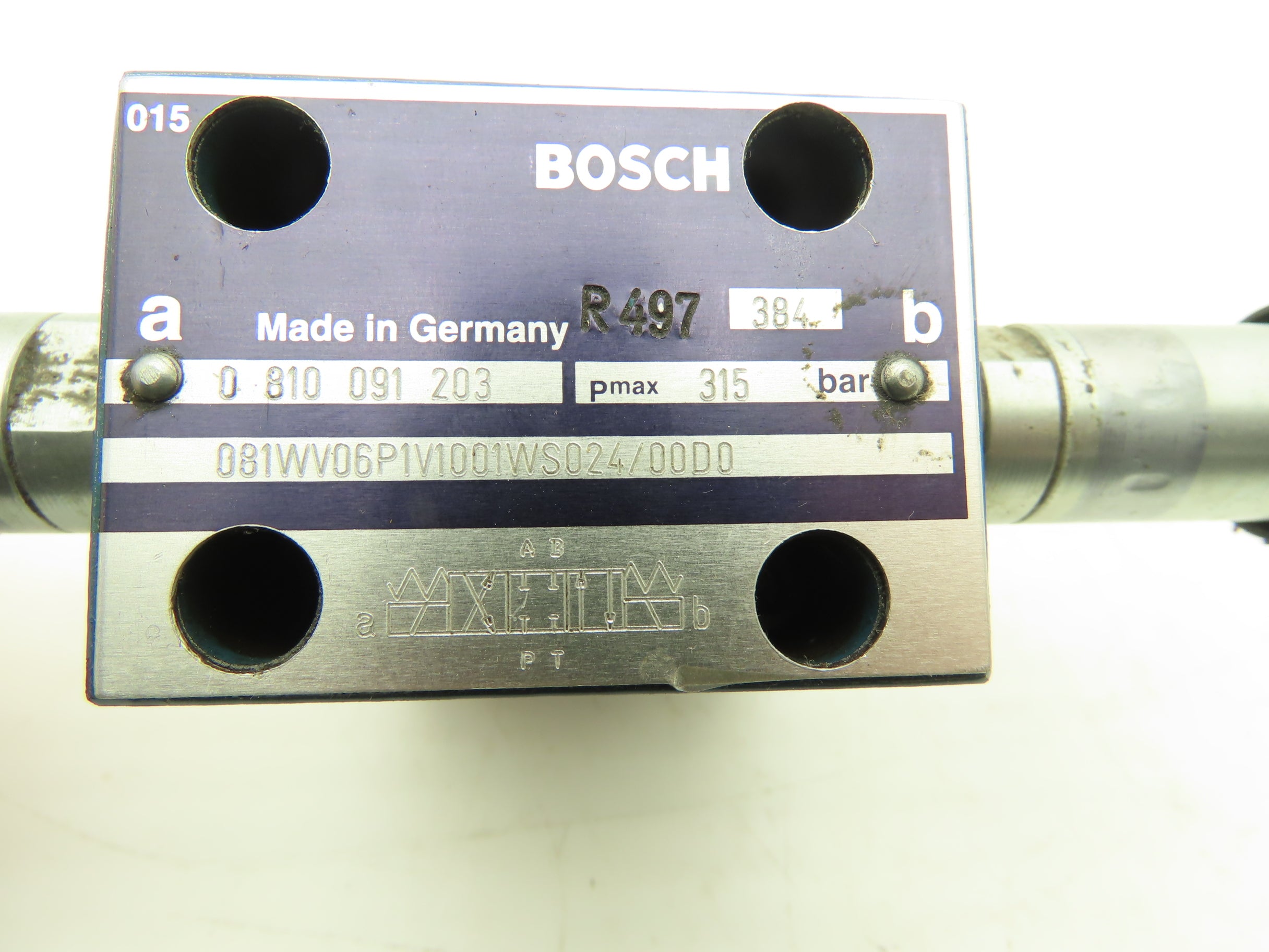 Bosch 0810091203 Hydraulic Directional Control Valve 315 Bar W Seconda ...