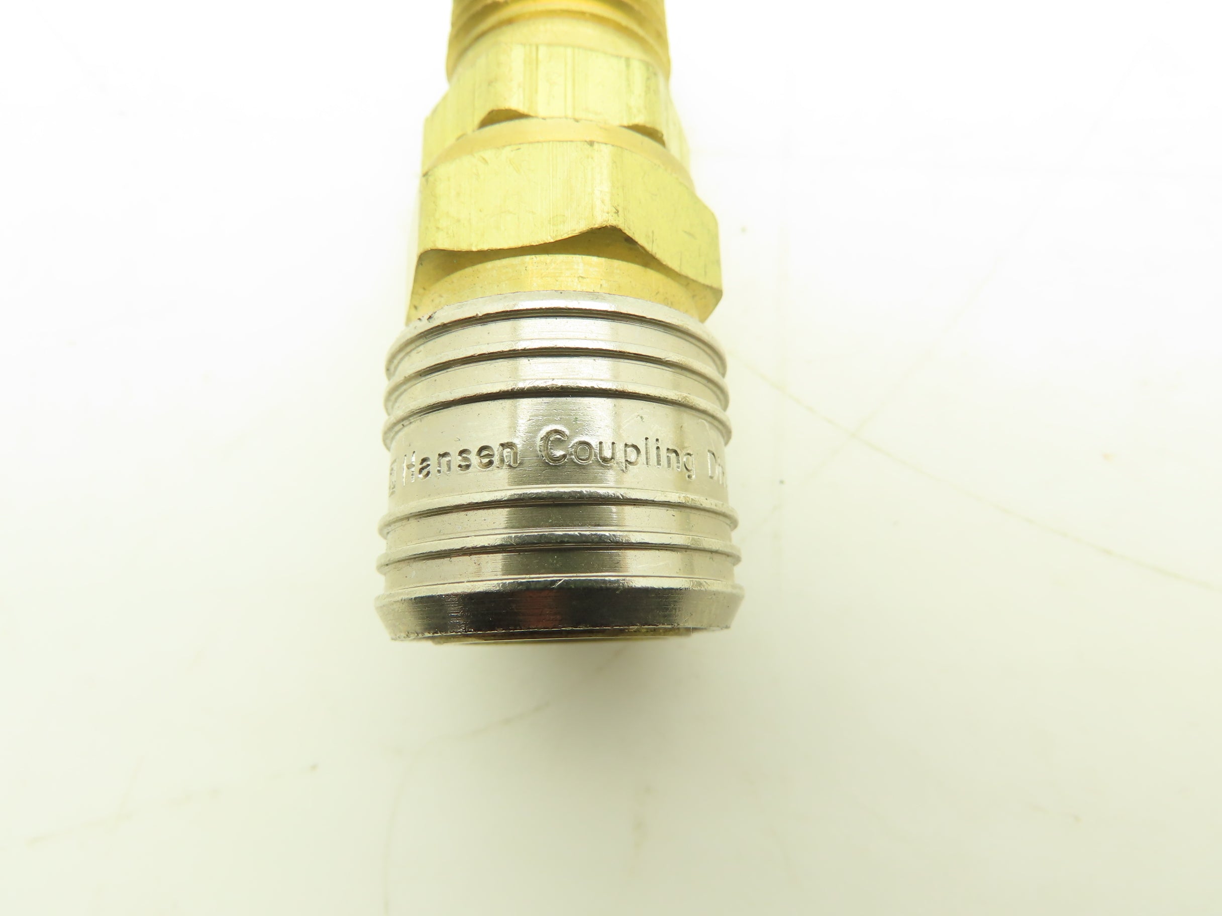 Hansen 400 Series Pneumatic Socket Coupling 1/2" Barb Brass Body Lot o – ARROW INDUSTRIAL SALES