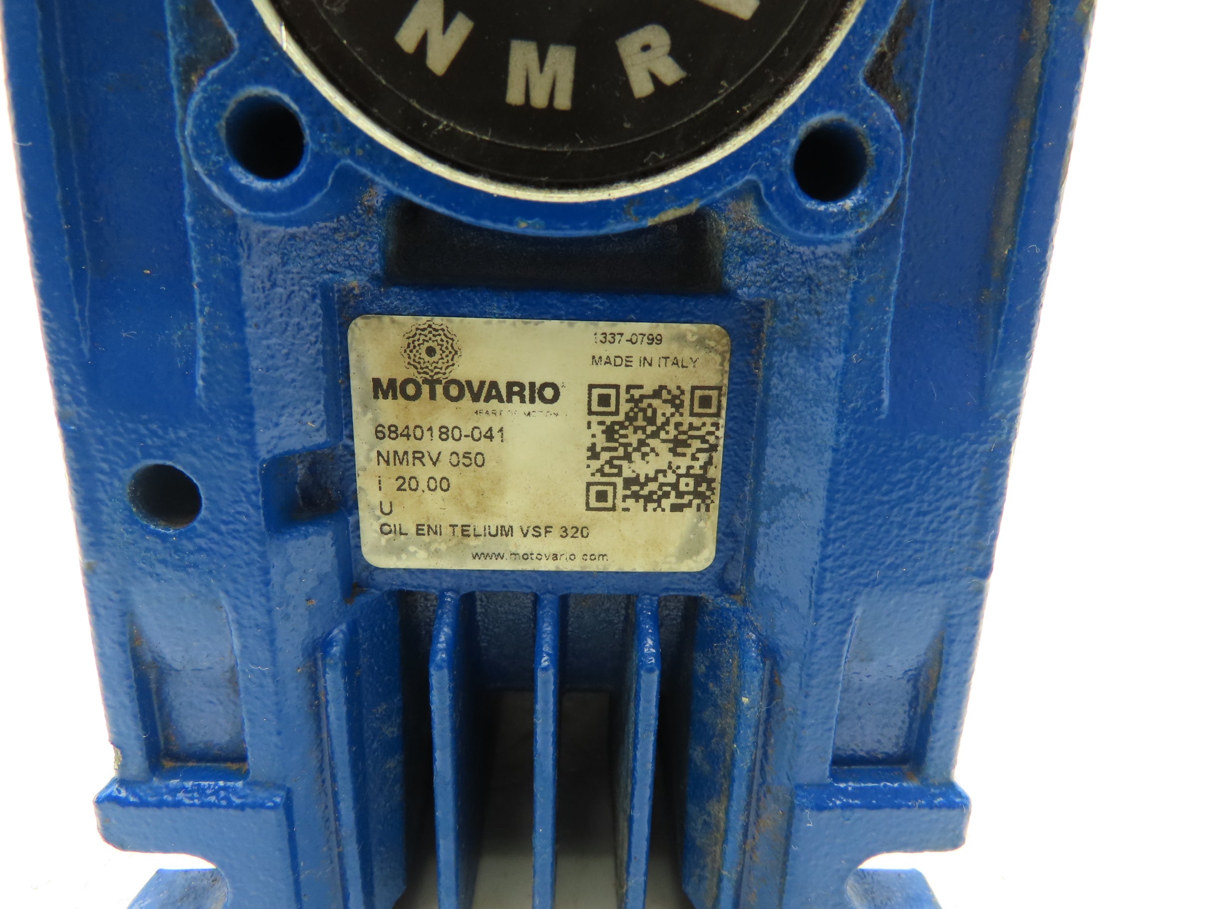 Motovario NMRV 050 Gearbox 20:1 Reducer 87.5rpm Hollow Shaft Output 56 ...