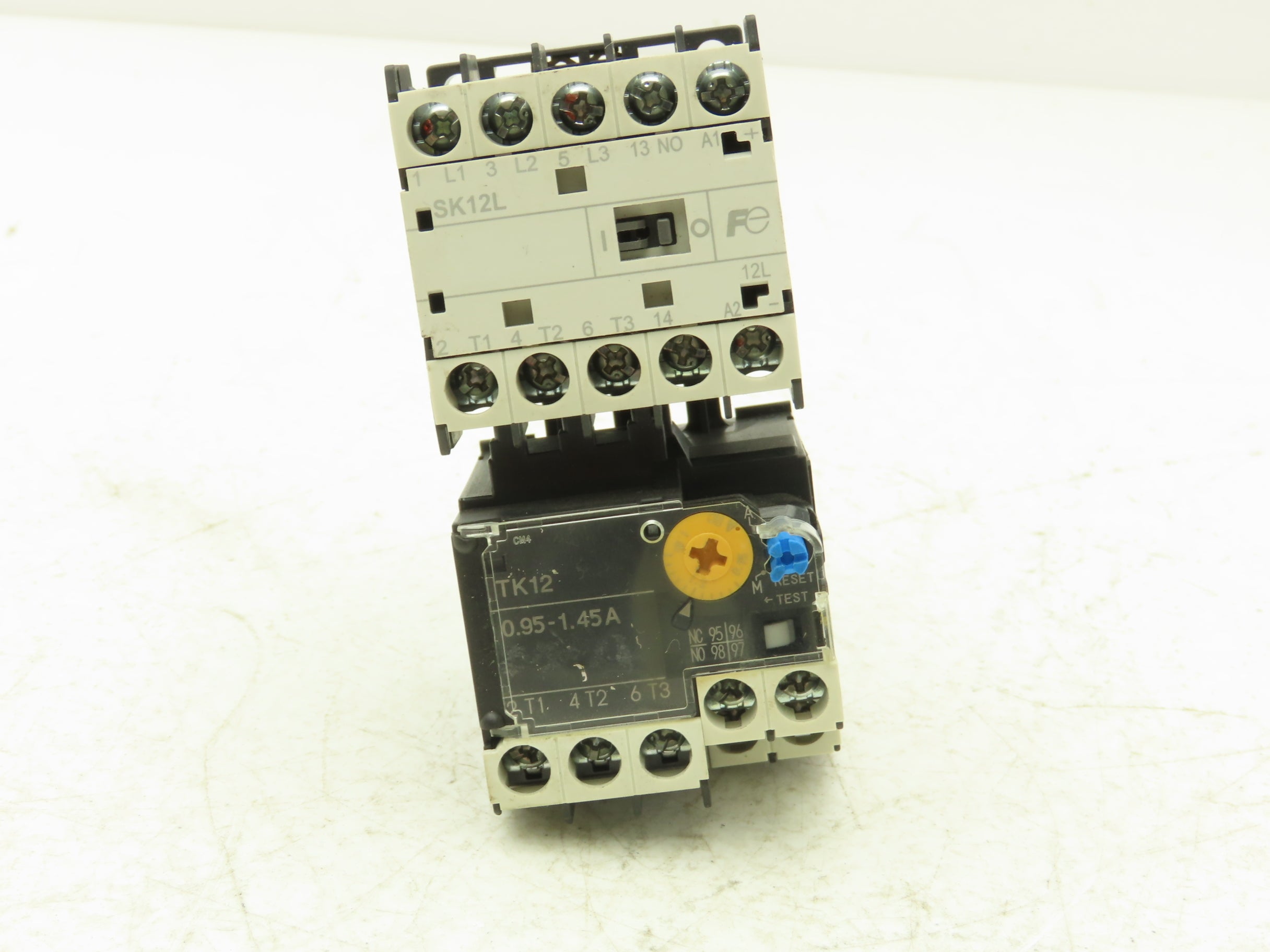 Fuji SK12L Motor Starter Contactor 5.5kW 600V TK12W & Thermal Overload ...