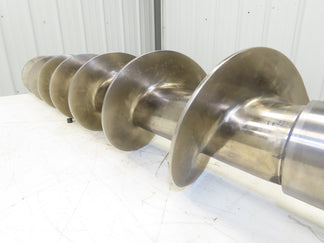 Stainless Steel Screw Feed Auger Food Grade 6-9/16" OD 50-1/2"L Custom ...