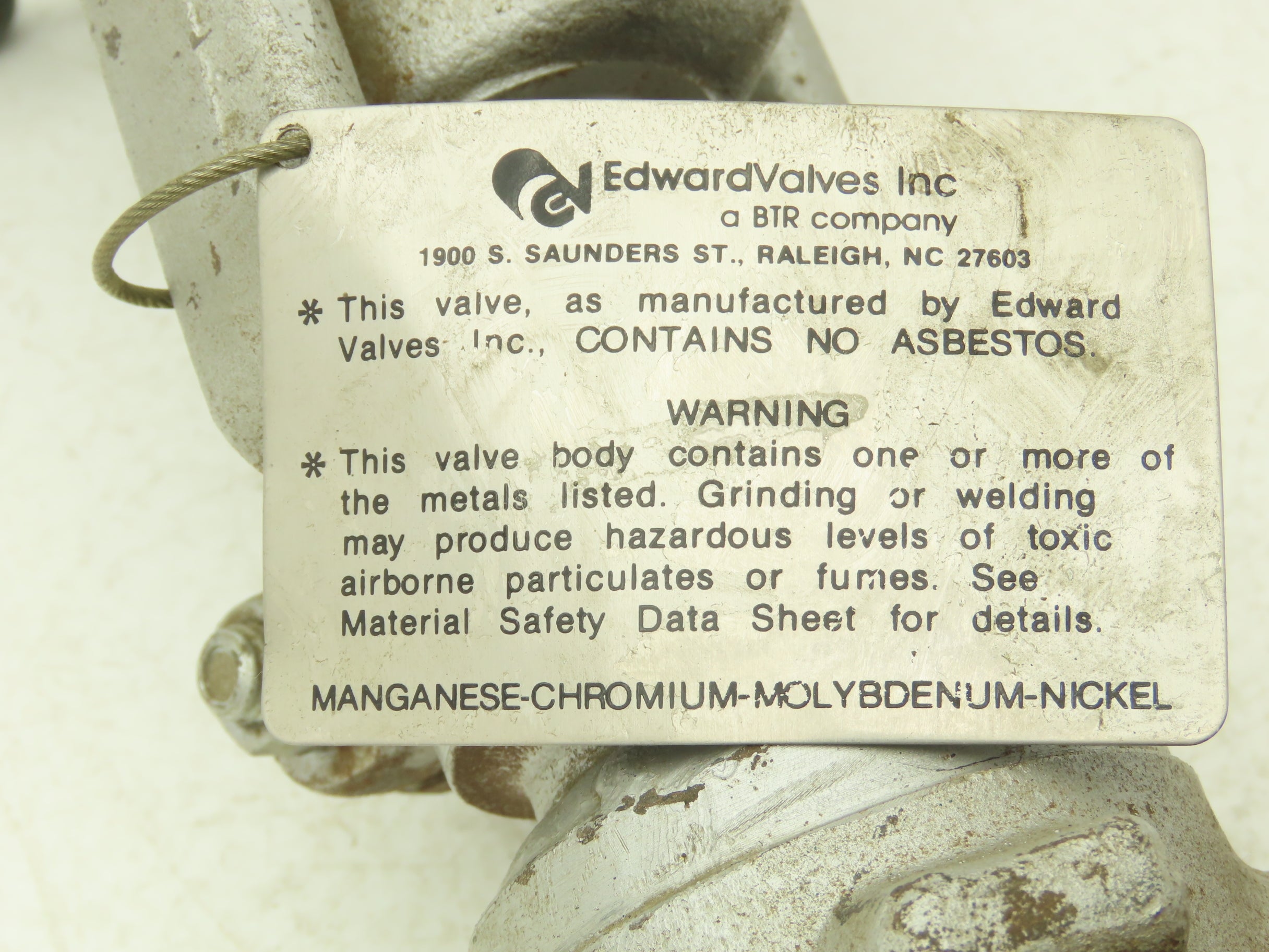 Edward D36124 Univalve Globe Valve Y-Pattern 1/2" Socket Weld 1330psi ...