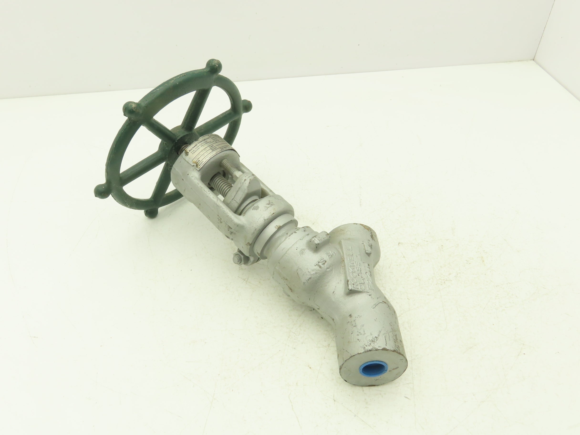 Rockwell Edward B36124 Univalve Globe Valve Y-Pattern 1/2"Socket Weld ...