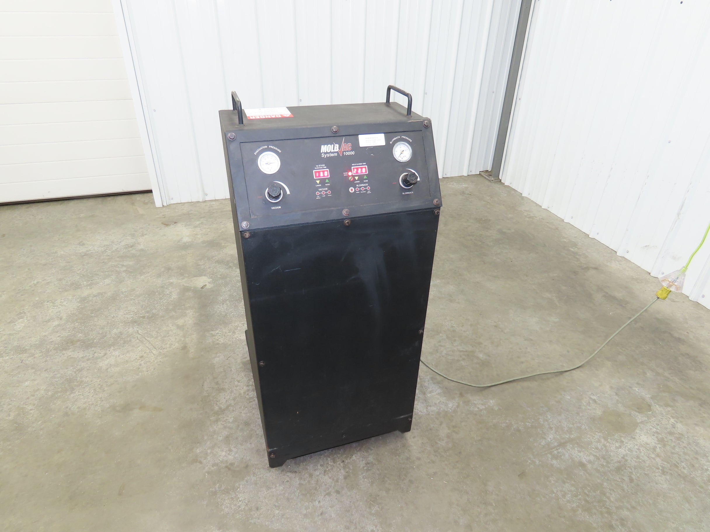 Mold-Vac MV10000 Plastic Injection Molding Vac System 24" HG 36 IN3/Se ...