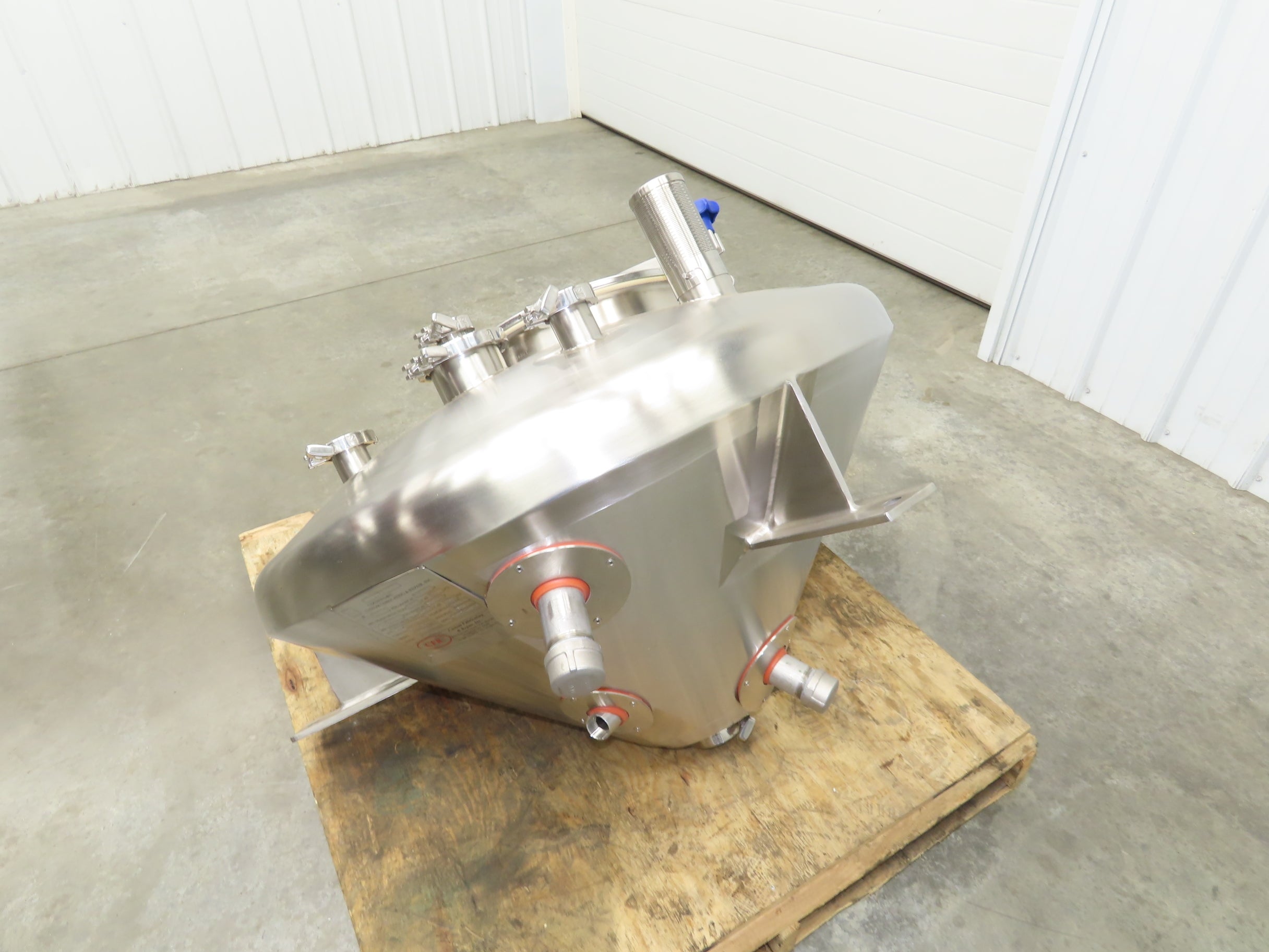 CFR 30 Gallon Cone Insulated Mixing Tank Jacketed 304 Stainless Steel ...