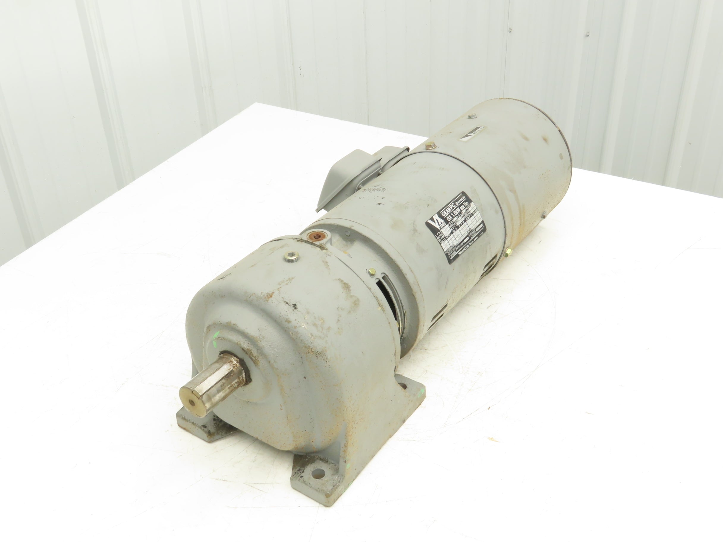 Hitachi Gear PC EFFOG Inline Gearmotor GX 1.5kw EGE 1/20 70 RPM 220V 3 ...