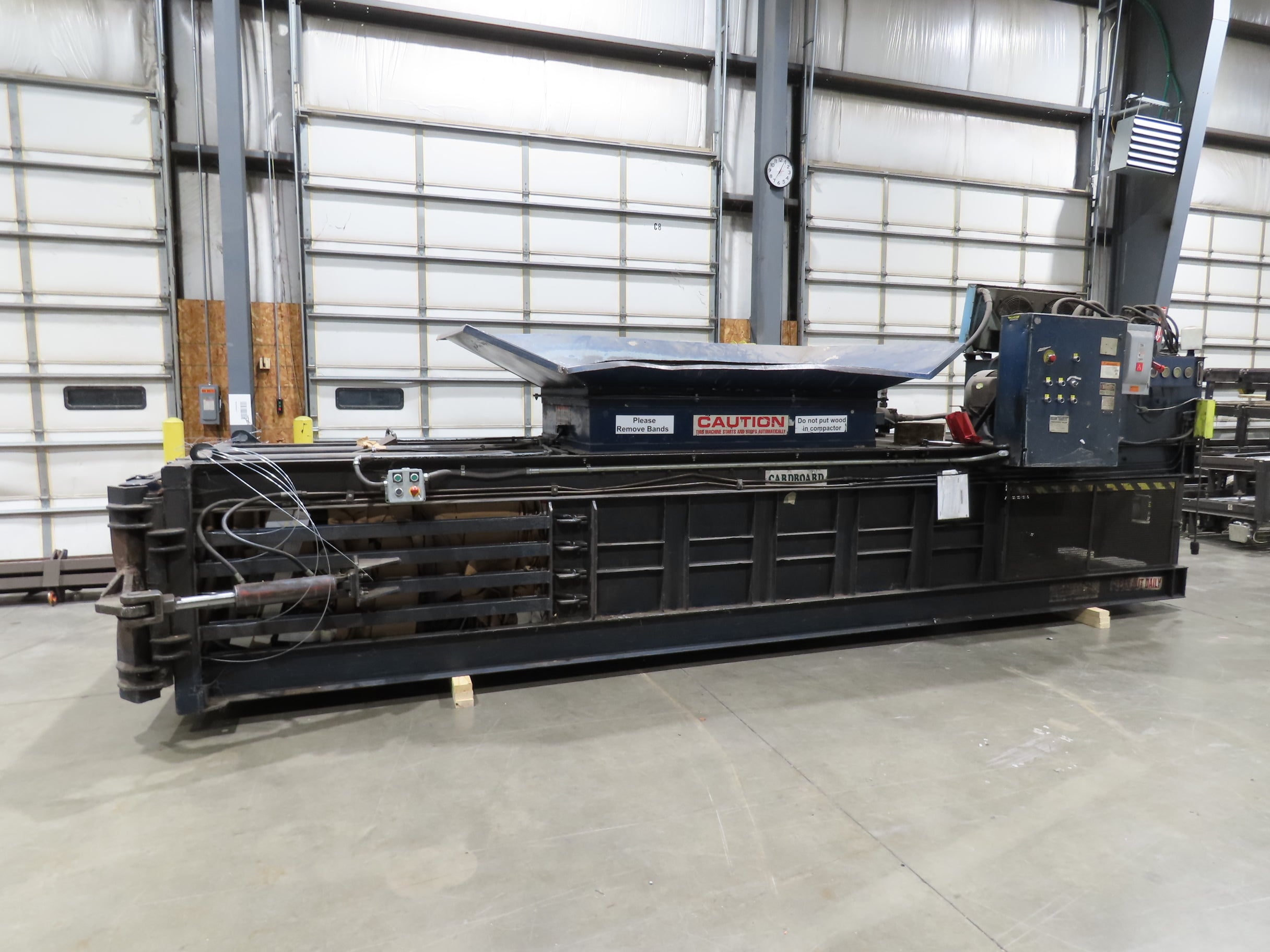 MaxPak Horizontal Cardboard Box Baler 48x42x72" Compactor Recycler 30H ...