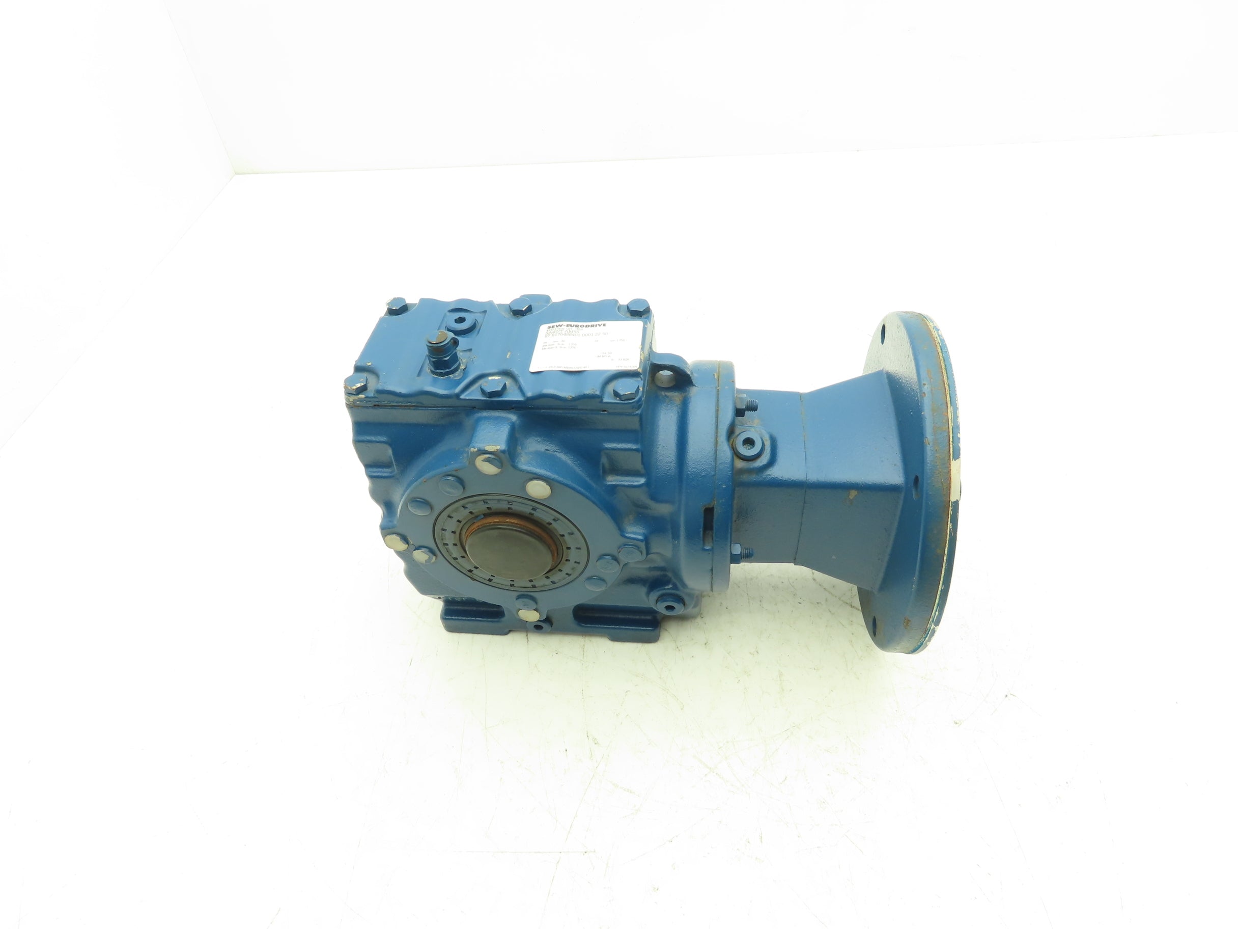 Sew Eurodrive SA47/T AM56 Helical Inline Gear Drive 54.5:1 Reducer Hol ...