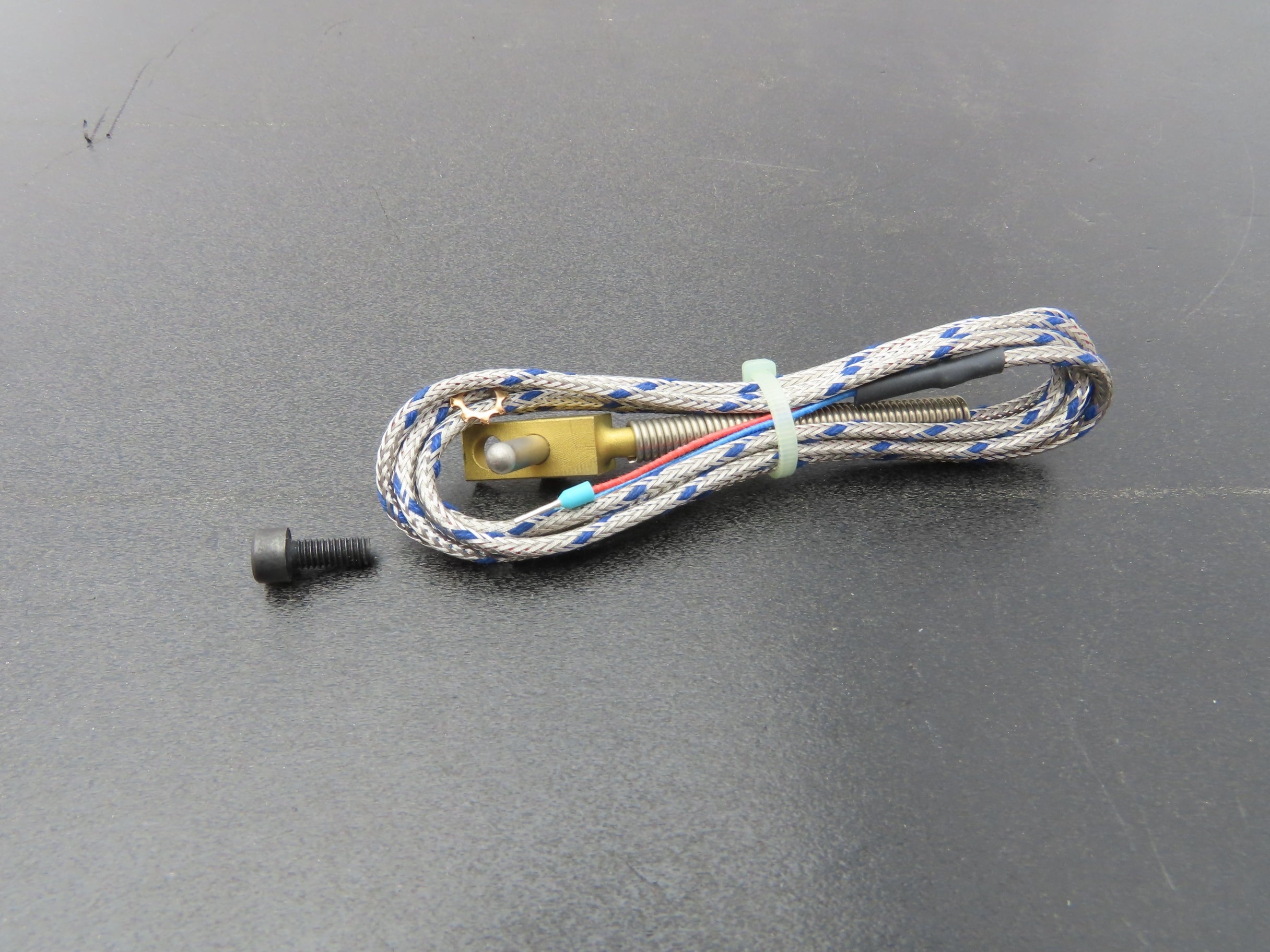 Gunther 1xFe-CuNi L Thermocouple Probe .49" Mount Hole .17" 2 Wire Pin ...