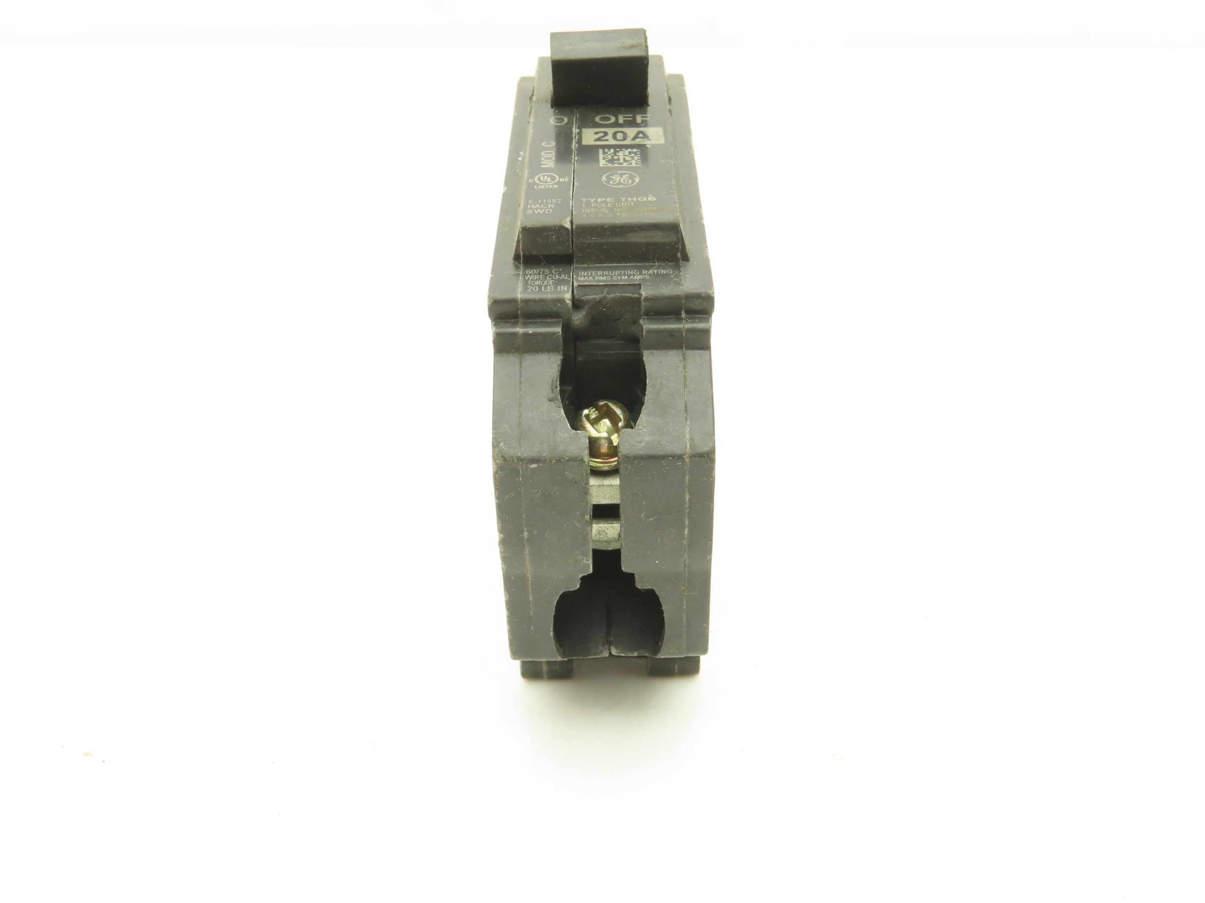 General Electric THQB1120 Circuit Breaker 1-Pole 20A Screw In 120/240V ...