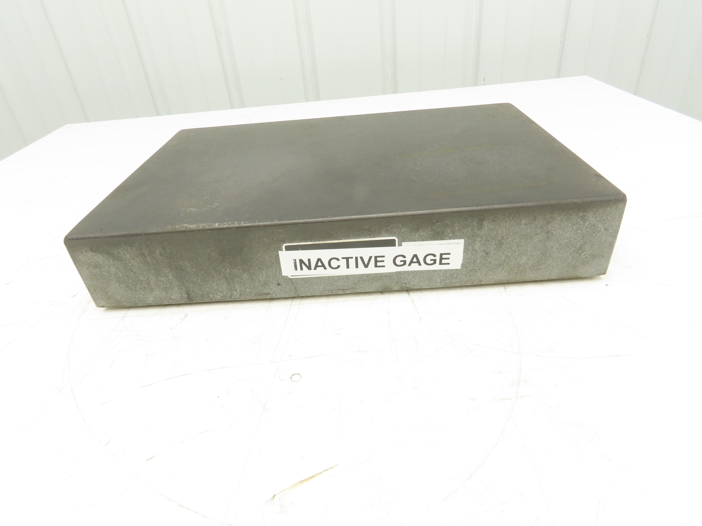 Standridge Granite Surface Inspection Plate 18 x 12 x 3" Tool Room Out ...