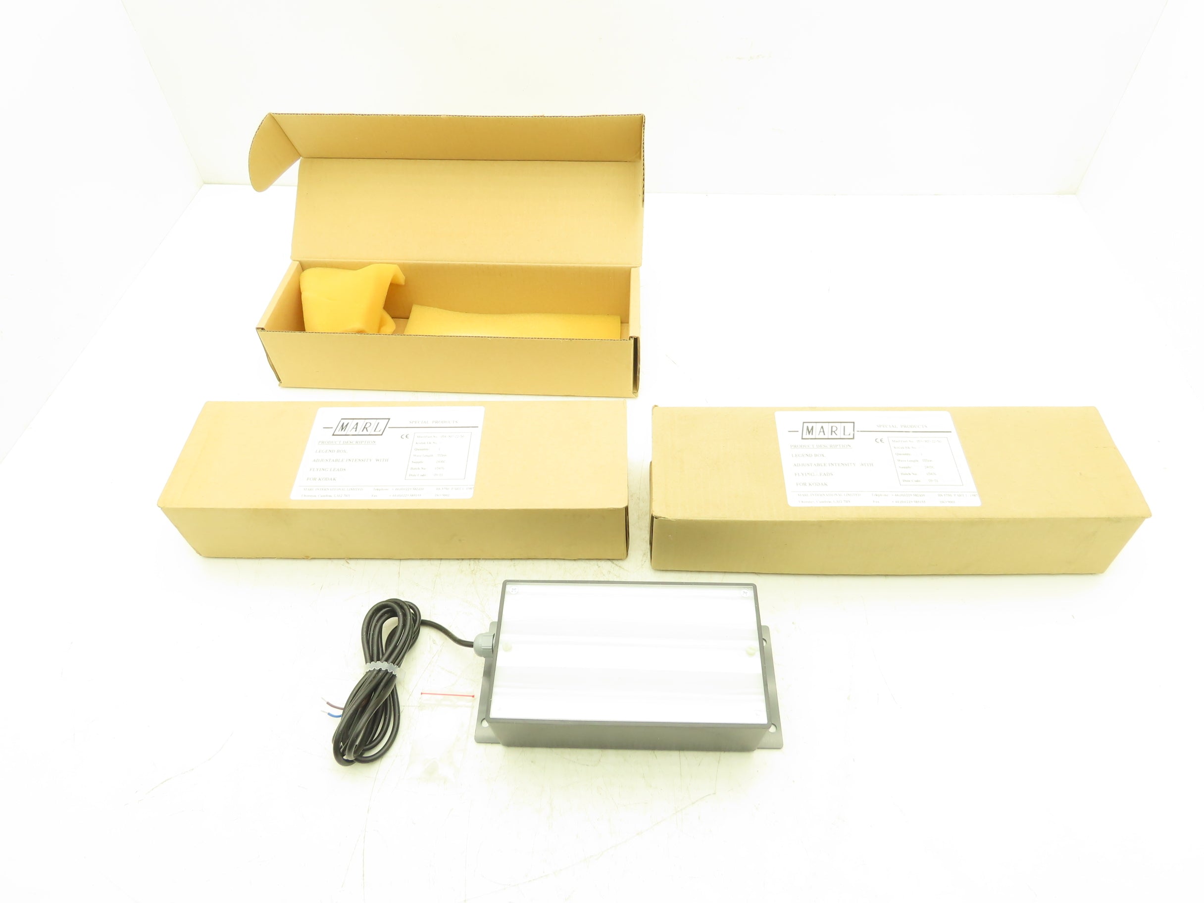 Marl 054-907-22-50 LED Bulkhead Very Low Intensity Green Light 24VDC L ...