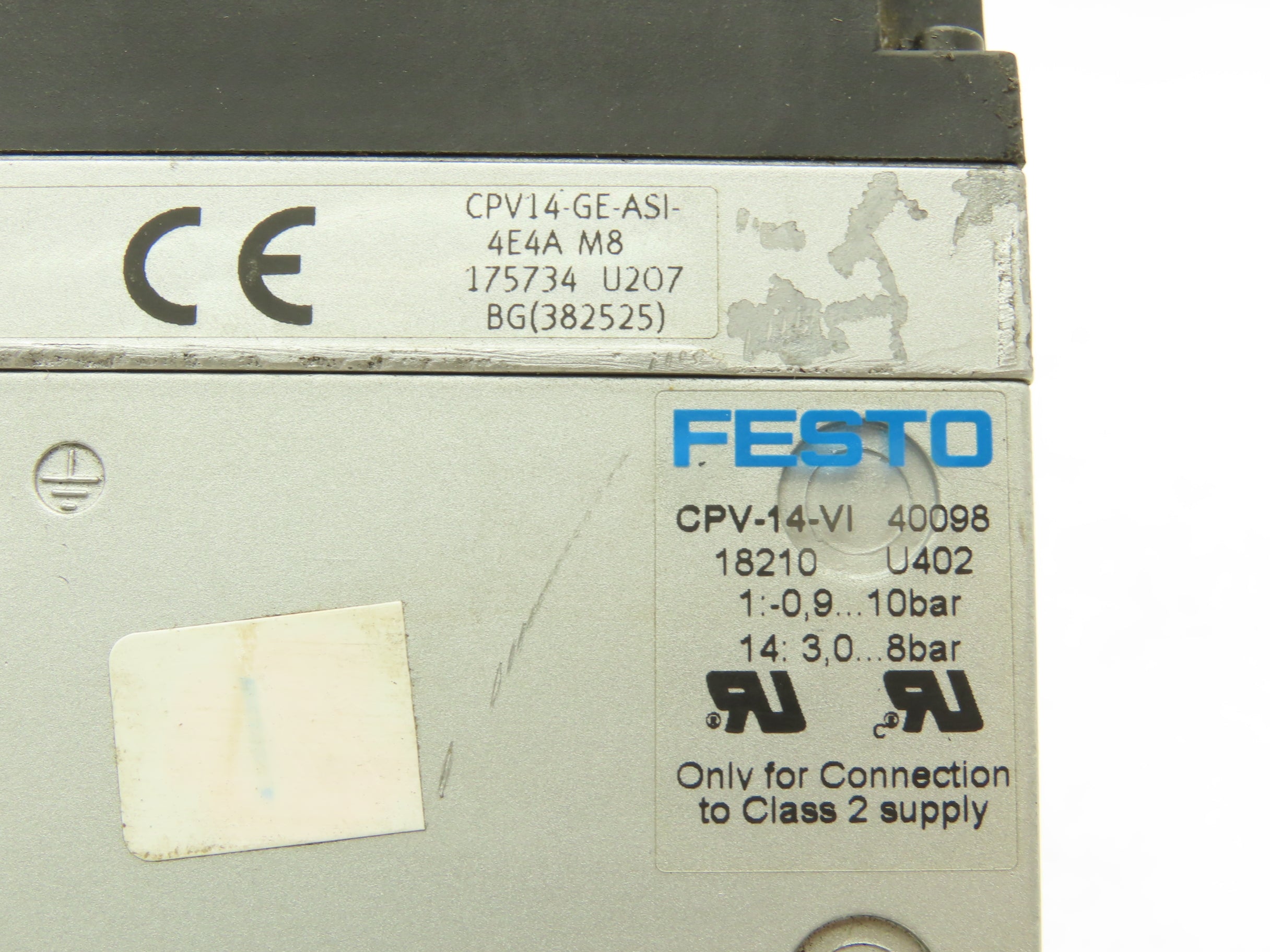 Festo CPV14-GE-ASI-4E4A M8 Pneumatic Solenoid Valve 4-Station 24VDC 16 ...