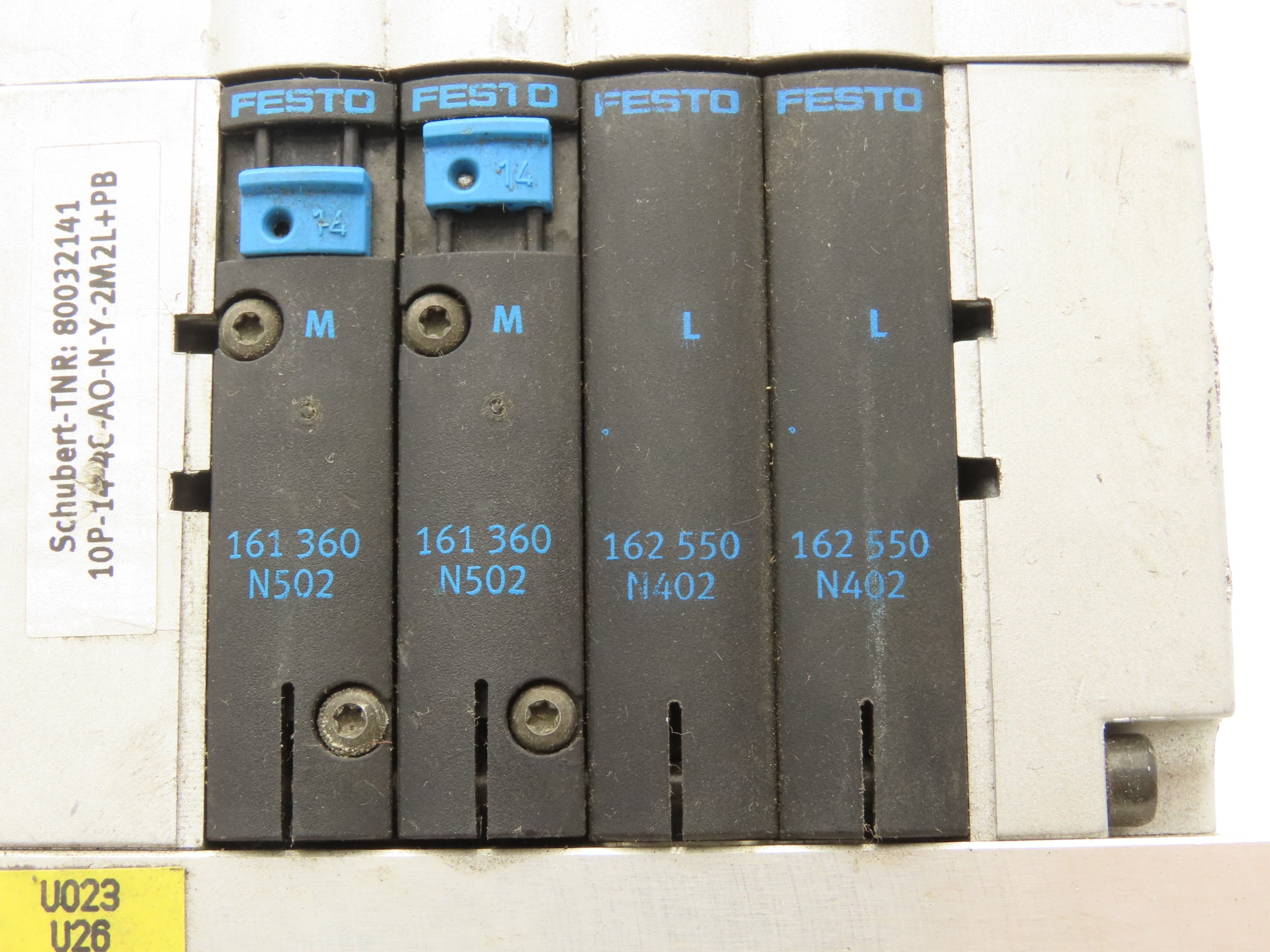 Festo CPV14-GE-ASI-4E4A M8 Pneumatic Solenoid Valve 4-Station 24VDC 16 ...