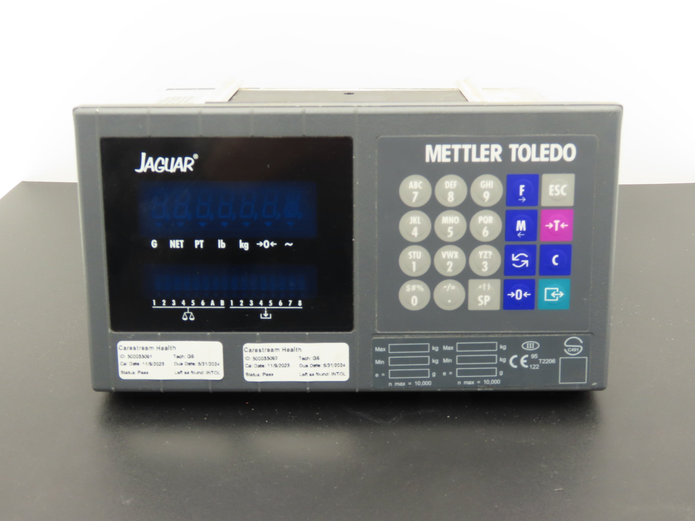 Mettler Toledo JTPA 0000 003 Jaguar Scale Operator Interface Controlle ...