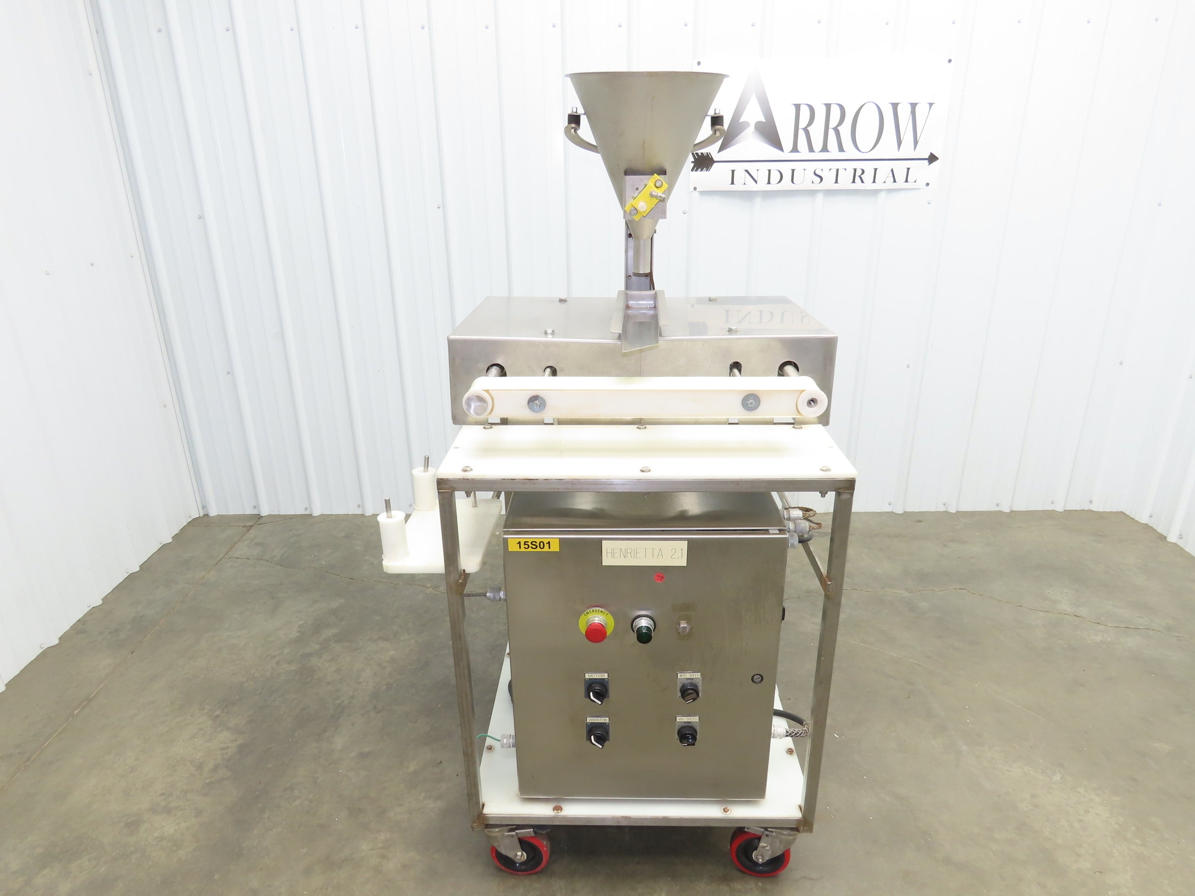 Jost FDLT 60/-35x400 Vibratory Hopper Dosing Feeder Discharge Conveyor ...