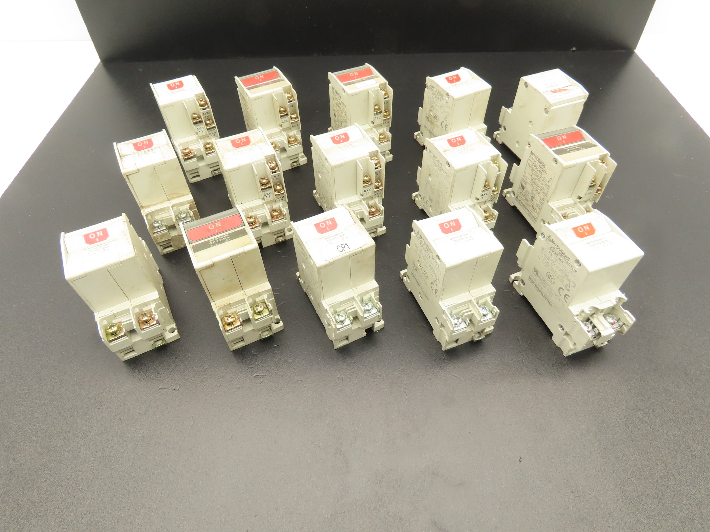 Mitsubishi CP30-BA 3A Amp Circuit Breaker Protector 2-Pole 250VAC Lot ...