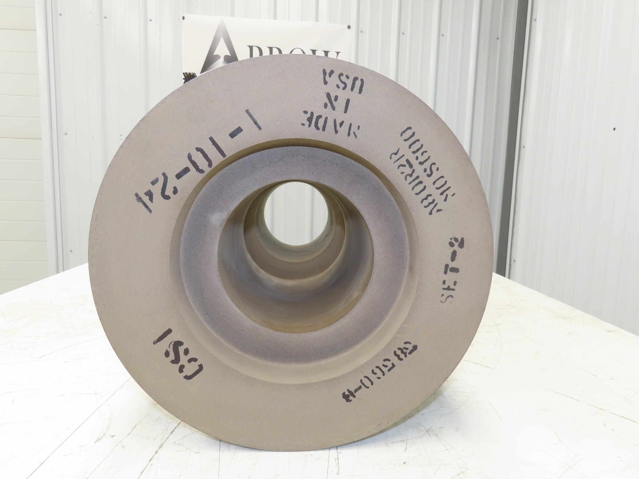 Cel Star A80R2R Centerless Cylindrical Grinding Wheel 14"OD x 20"W x 6 ...
