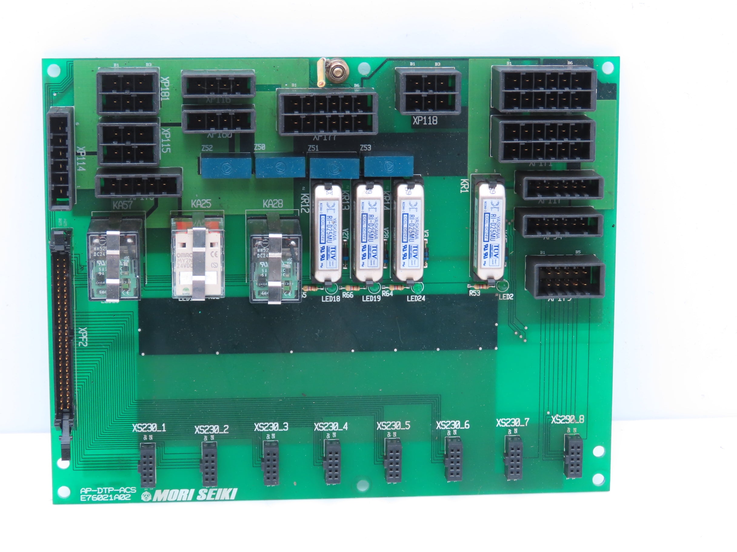 Mori Seiki E76021A02 Printed Circuit Board PCB Backplane Module AP-DTP ...