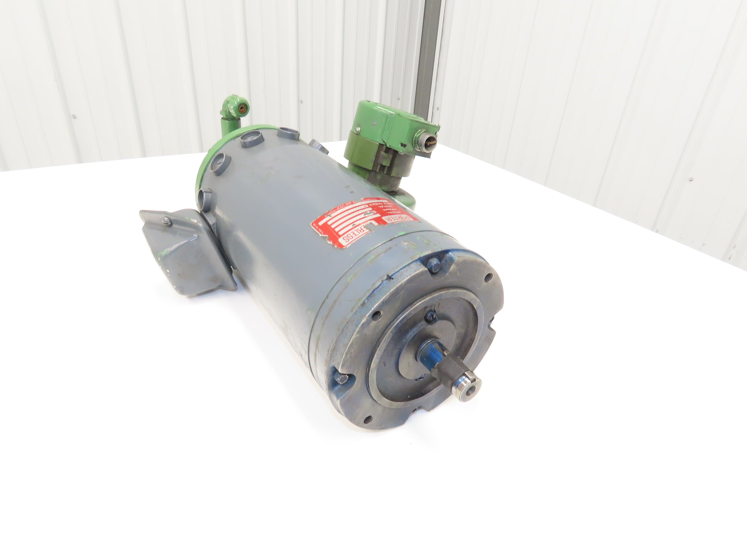 Porter Peerless 181-18-0057-0 DC Motor w/Encoder & Blower 7/8" Shaft D ...