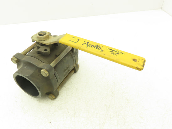 Apollo 83R 3-Piece Ball Valve 2" Socket Weld 1000 WOG WCB Carbon Steel ...