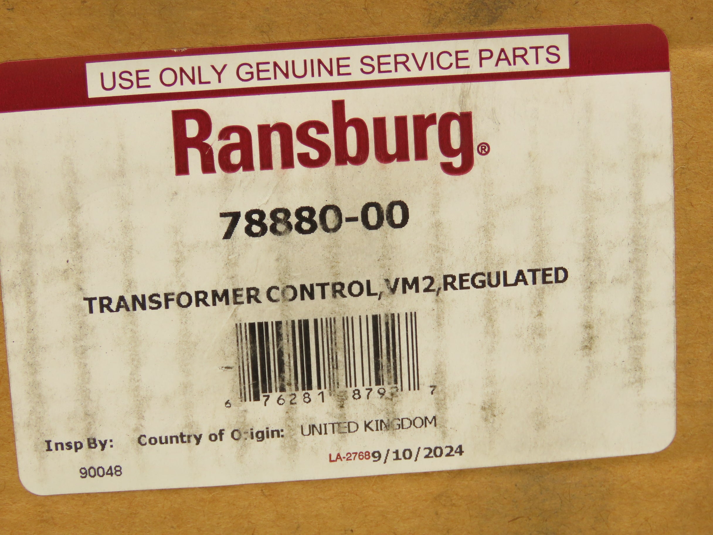 Ransburg 78880-00 VM2 Transformer Controller 12rpm 115V 3006-005 ...