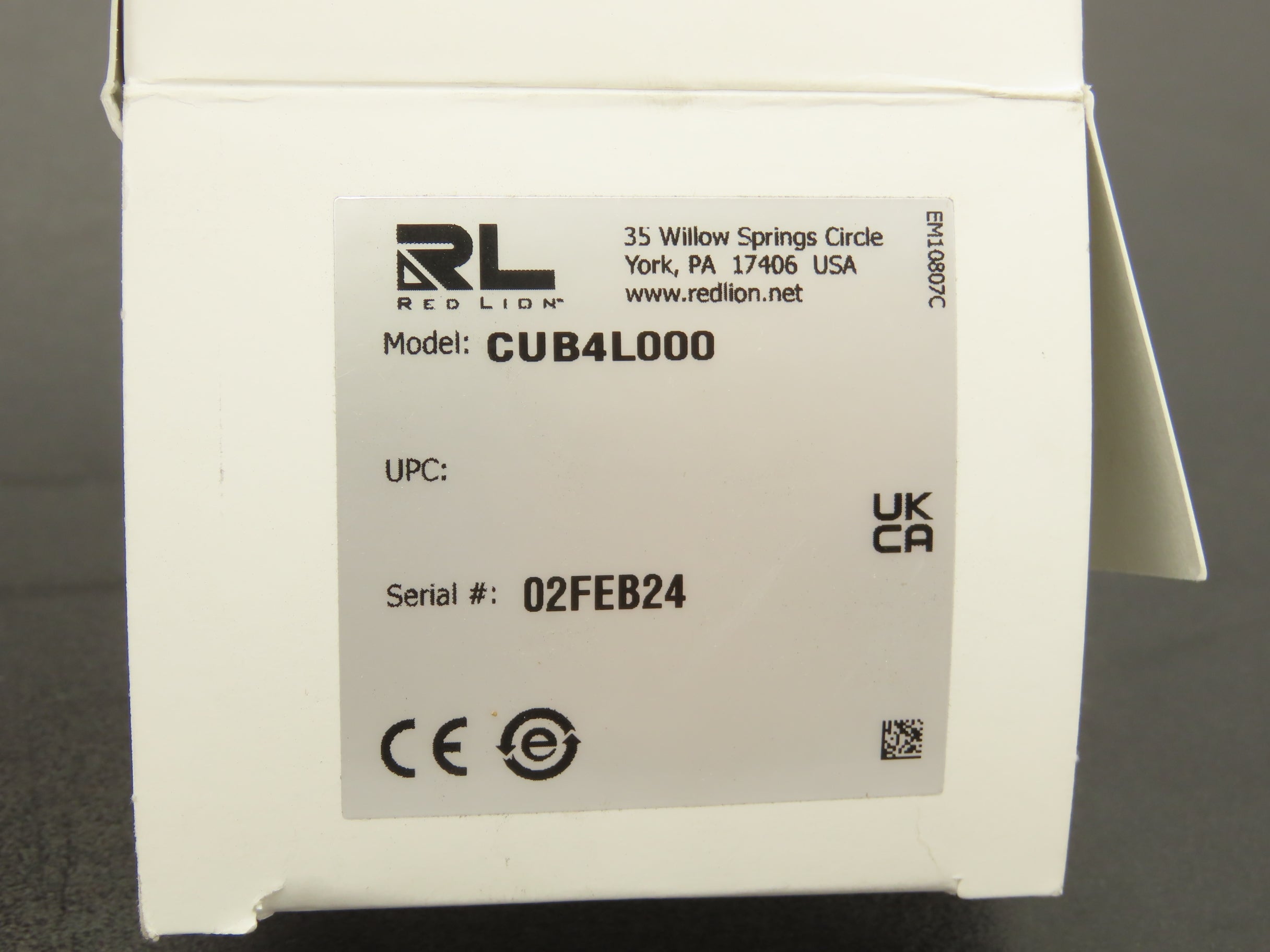 Red Lion CUB4L000 Electronic LCD 6-Digit Mini Counter Panel Meter 9-28 ...