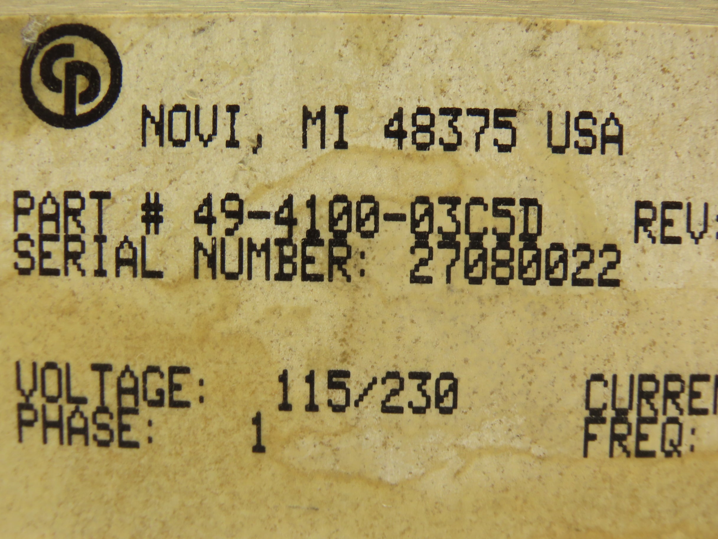 Tech-Motive 49-4100-03C5D Tool Control Module *Parts or Repair* – ARROW ...