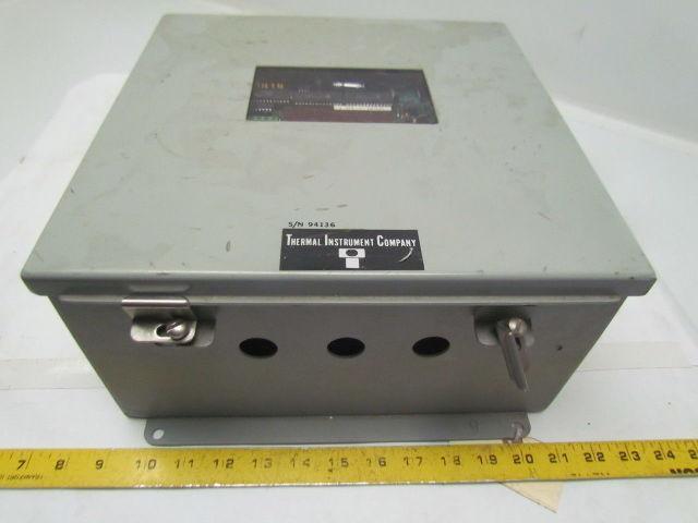 Thermal Instrument Company Digital Readout Display Unit GPM 12X12X6 En ...