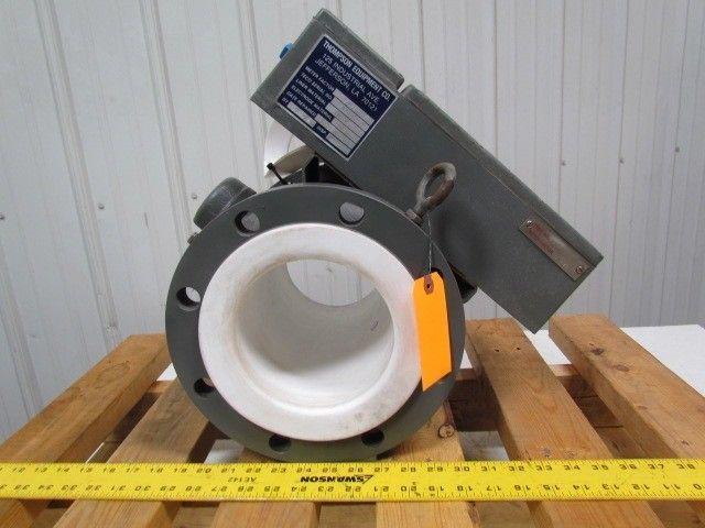 Fischer & Porter Co 10D1430A Magnetic Flowmeter Flow Tube 6" Teflon ...