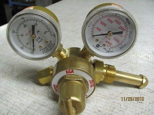 AGA 301-AR/CD 60 Gas Regulator for Helium Argon & Nitrogen 60 SCFH 400 ...